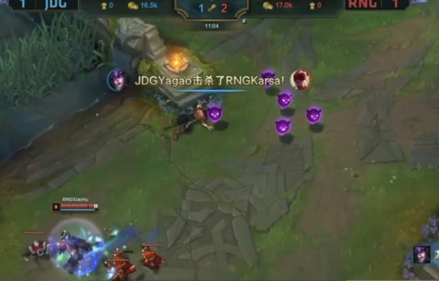 UZI小虎默契2打5，Karsa抢龙嗨翻全场，AJ立功后表情让人心疼