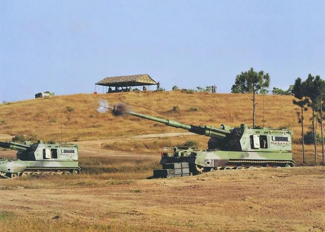 k9火炮：我是亚洲155口径扛把子，PLZ05式：我射程世界第一