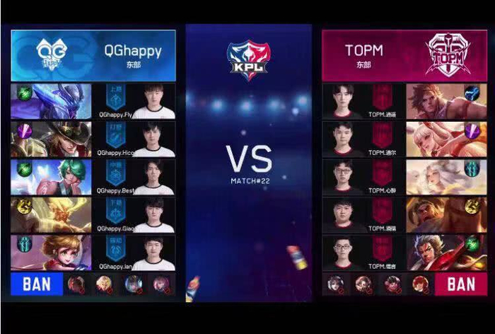 KPL春季赛积分排名出炉，QGhappy三连败或成下一个AG超玩会？