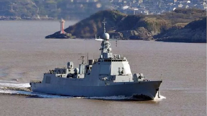 海军052D驱逐舰曾因故障退出中俄演习，如今王者归来，战巡印度洋！