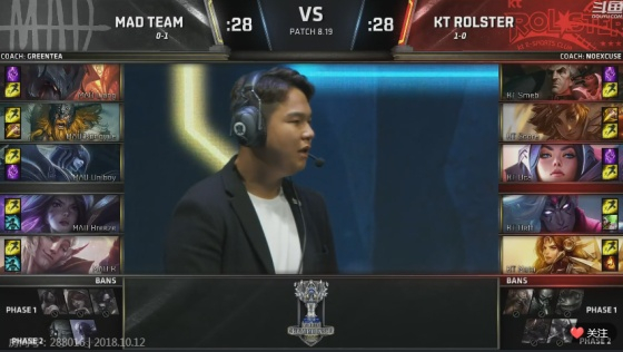 S8全球总决赛.Ucal乌鸦线上称霸.KT击败MAD两连胜守护LCK颜面