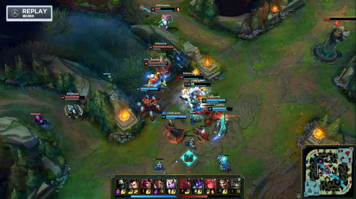 RNG迎来S9首胜，新AD拿出德莱文自证，小虎状态神勇秀翻全场！