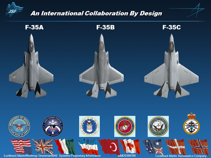F-35A和F-35B之间的差异究竟在哪？后者更胖更笨拙|武器|战机|机炮_新浪新闻