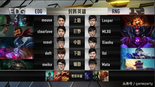 EDG碾压RNG全胜夺冠 Uzi再次无缘冠军