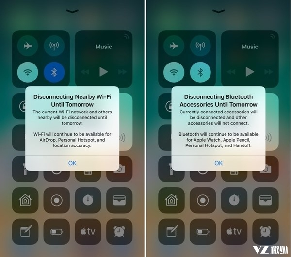 iOS11中蓝牙WIFI问题 苹果加入的新功能竟让用户都哭了