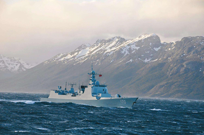 中国海军离岸划400公里红线 1枚导弹能毁5000吨战舰