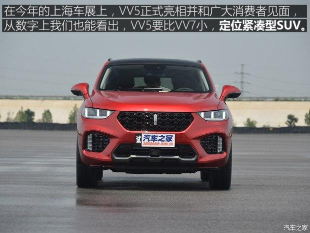 长城WEY VV5上市价格12万 高端SUV配置静态体验