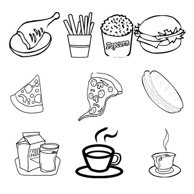 超级可爱的食物简笔画,和小盆友一起画起来吧 小盆友 简笔画 食物 新浪新闻