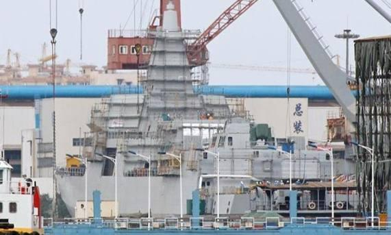 改进型055A导弹驱逐舰也要“下饺子”了？刚刚，有好消息传来|武器|导弹驱逐舰|改进型_新浪新闻