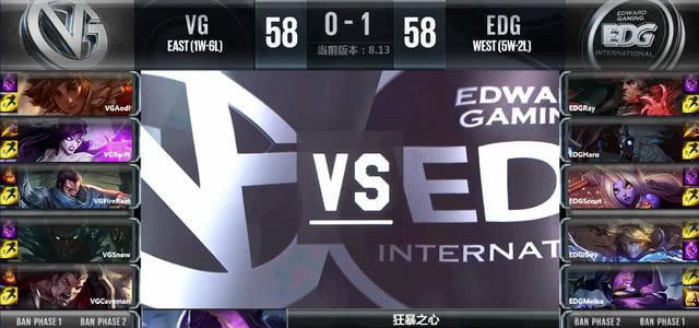LPL 17日战报：EDG2：0大胜VG 姜还是老的辣！