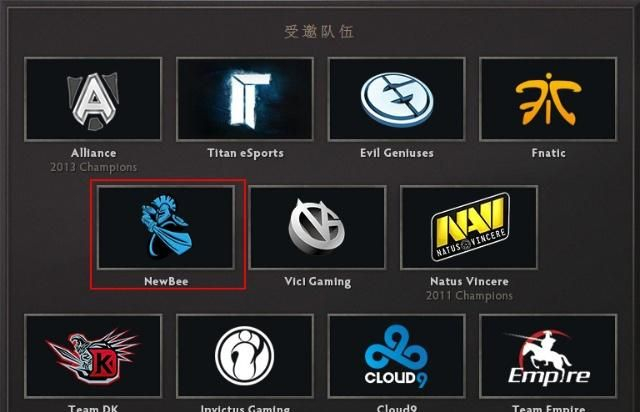 《DOTA2》战队巡礼之Newbee，那是真的Newbee！