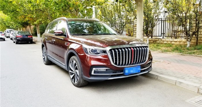 顶配红旗HS7提车，真正的高端国产SUV，办下地超过50万！