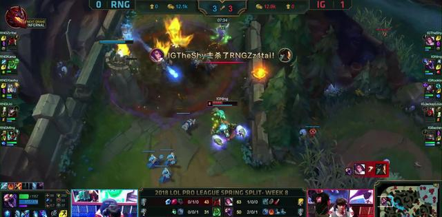 LOL:theshy一手剑姬砍翻RNG，解说米勒:恐怖如斯