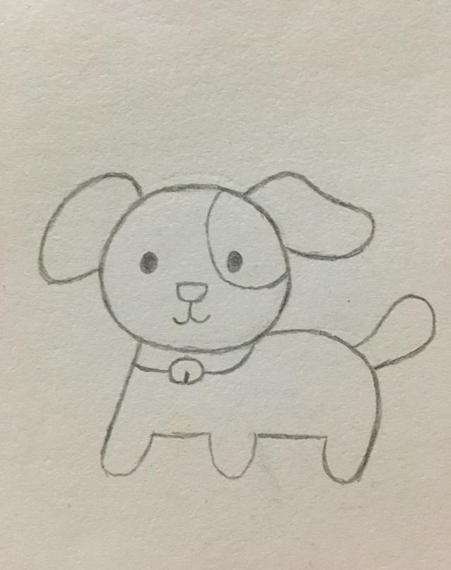 简笔画——小狗的画法
