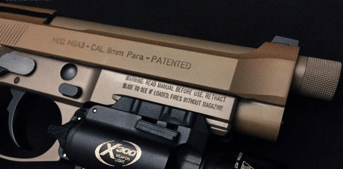 BERETA M9的开放式套筒, 设计多数借鉴于二战德军P38手枪|贝雷塔|手枪|套筒_新浪新闻