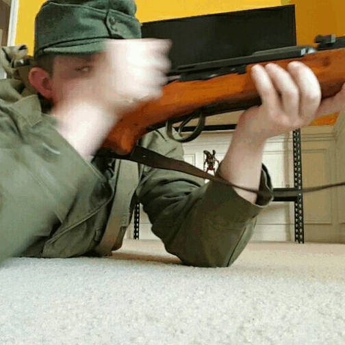 看看这单身20年的手速，瑞士K31步枪射速惊人，奇特结构值得收藏