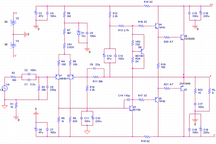 DIY 大牛 DX AMP 后级扩大机附（电路图）