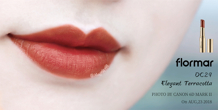 “另一种简单” ----土耳其小众口红FLORMAR DC29赤陶土💄转+关
