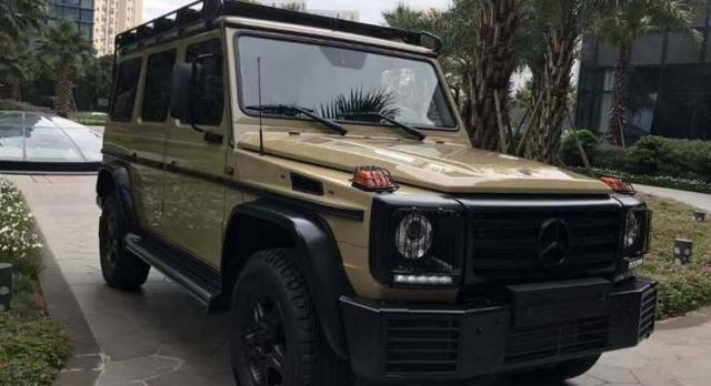 霸气的梅赛德斯奔驰g350d，放荡不羁，感受狂野的气息！