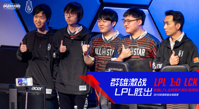 LOL全明星赛落幕，LPL再度击败LCK，Uzi成全场焦点