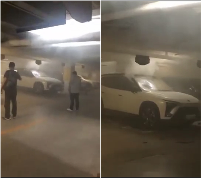 刚刚召回4803辆ES8的蔚来，又一辆冒烟了！