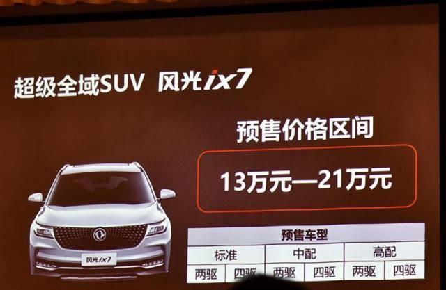 比汉兰达块头还大的国产7座SUV，2.0T+现代6AT，预售13万起