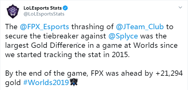 S9世界赛新纪录：首进世界赛的FPX创造最大经济差纪录