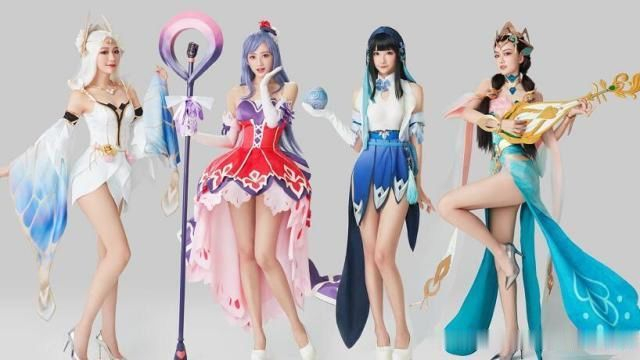 王者荣耀：KPL四美COS四大美女，脖子以下全是腿网友：我全都要