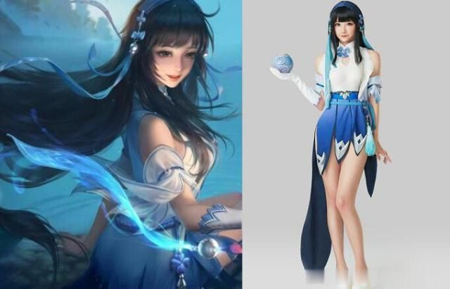 王者荣耀：KPL四美COS四大美女，脖子以下全是腿网友：我全都要