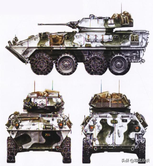 LAV-25装甲车族，从基本型到防空型，美国快速反应部队的8轮轻骑