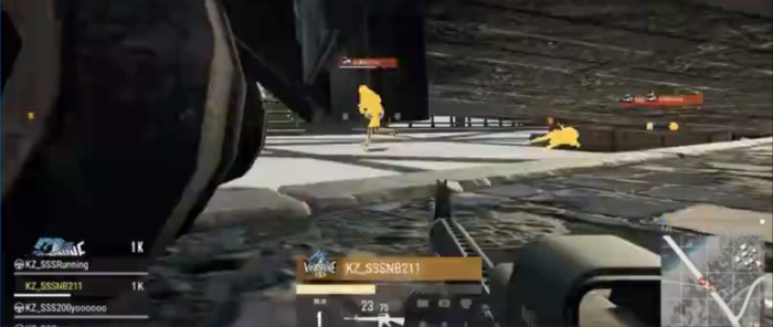 绝地求生：NB211周莉莉1V4，灭队4AM。堵桥细节处理真的稳！