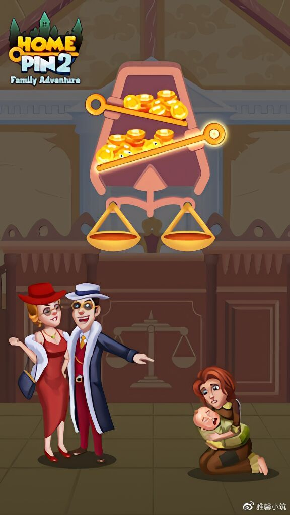 GAMEE单亲母亲别针冒险益智游戏《Home Pin 2: Family Adventure》