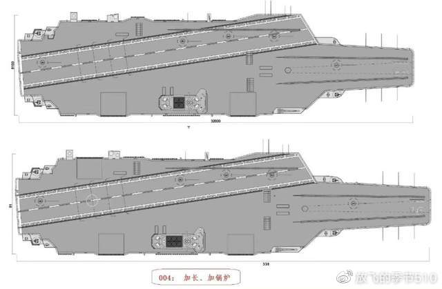 CV-19航母：003型的2号舰，与CV-18福建舰相比，舰体指标等有所改进