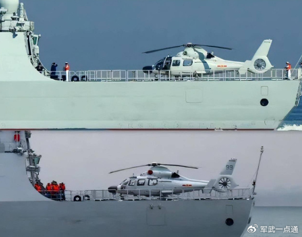 052DL型驱逐舰：中国海军现代化的象征，直20F的理想平台|驱逐舰|直升机|作战_新浪新闻