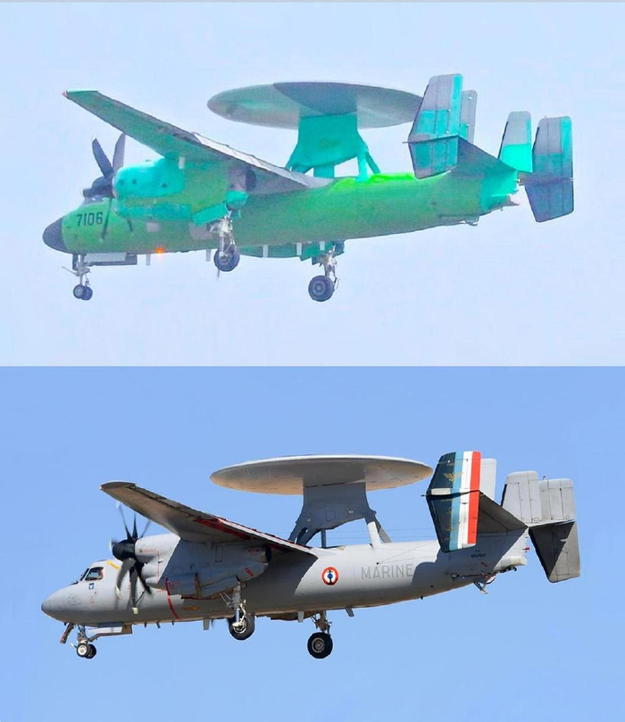 雷达技术比美预警机先进三代!一样的气动外形:KJ-600抄了美军E-2?