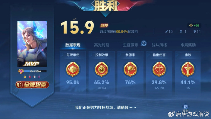 王者荣耀：S36评分机制公布，想获得金牌和MVP，这2个位置最简单|评分|对局|参团_新浪新闻