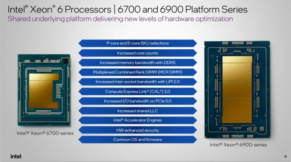 下一代数据中心芯片的变革 英特尔至强6处理器看点有点多|通信|英特尔|处理器_新浪新闻