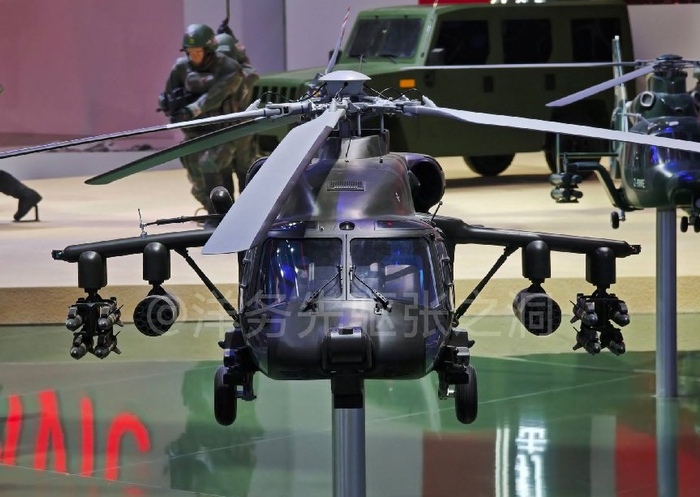 直-20T“突击鹰”首次亮相，加挂8枚空地导弹，强悍火力随时清场|直升机|火力|作战_新浪新闻