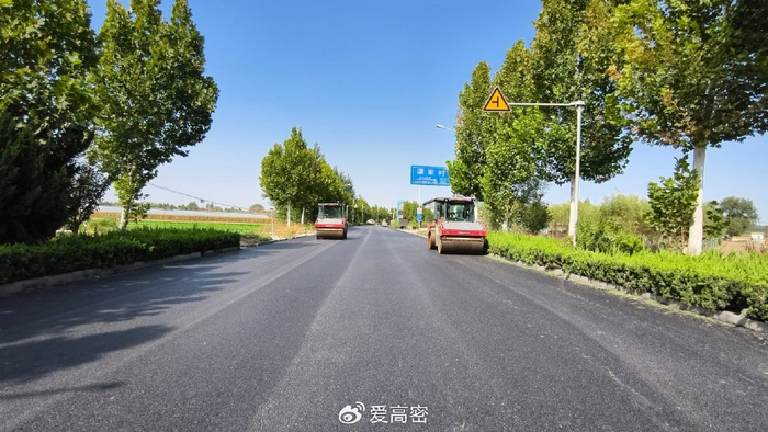山东高密:省道S219灰里线养护施工项目加快推进中|施工|路面|竣工_新浪新闻