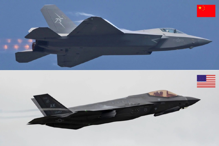 歼-35 VS F-35：中美五代战机对决，两者可谓各有所长|中美|隐形战斗机|作战_新浪新闻