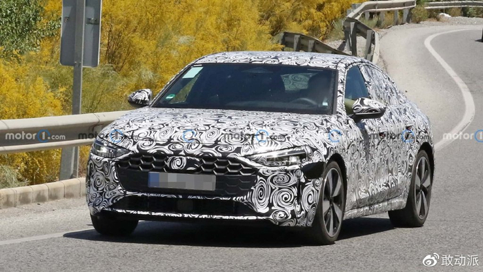 全新一代奥迪A4谍照曝光！配溜背设计，新增1.5T动力，将命名为A5