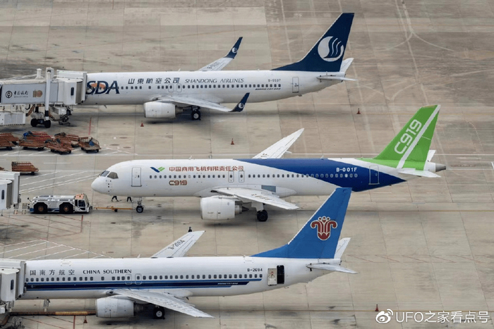 新一架C919再次试飞，CJ-1000A已升空测试，装机指日可待