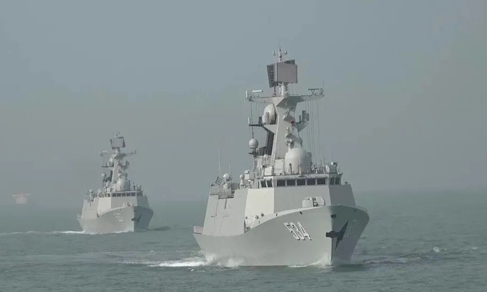 054AG型护卫舰：10号舰的命名，可谓一波三折，现为554“通辽”舰|护卫舰|战区|通辽_新浪新闻