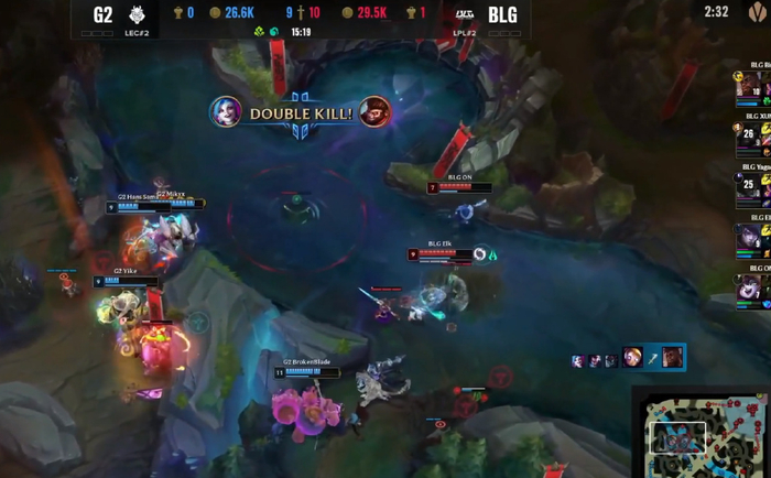 G2中单练亚索被BLG暴打！牙膏亮标嘲讽图书馆，ELK名场面打哭对手|图书馆|亚索|战队_新浪新闻