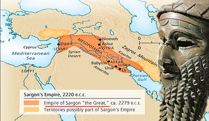 萨尔贡大帝：5000人击溃20000人，用狗链拴住国王，活活烧死祭神|基什|两河流域|萨尔贡_新浪新闻