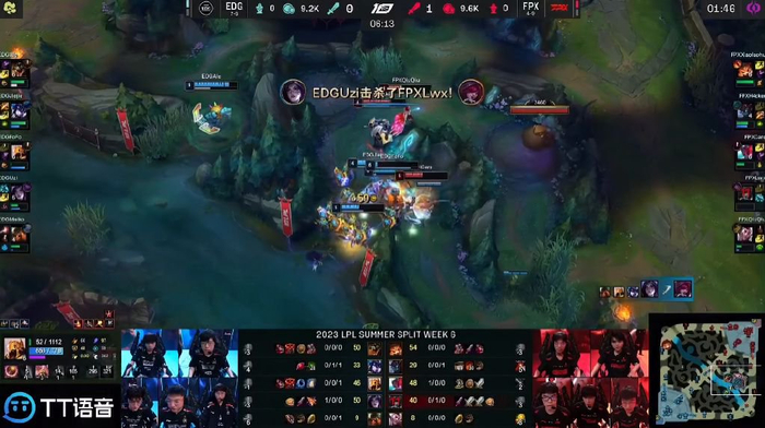 uzi带队战胜FPX！IG让一追二击败JDG，小将天真完爆kanavi