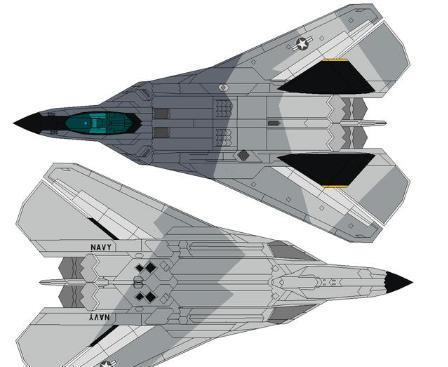 F-22N“海猛禽”隐身舰载机，F-14的继任者，夭折的可变后掠翼|隐身战斗机|美国海军|猛禽_新浪新闻