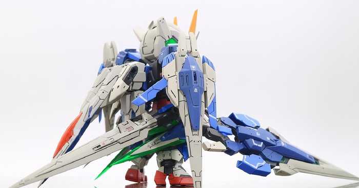 SD比例拥有MG比例的细节，七剑00Q高达模型改