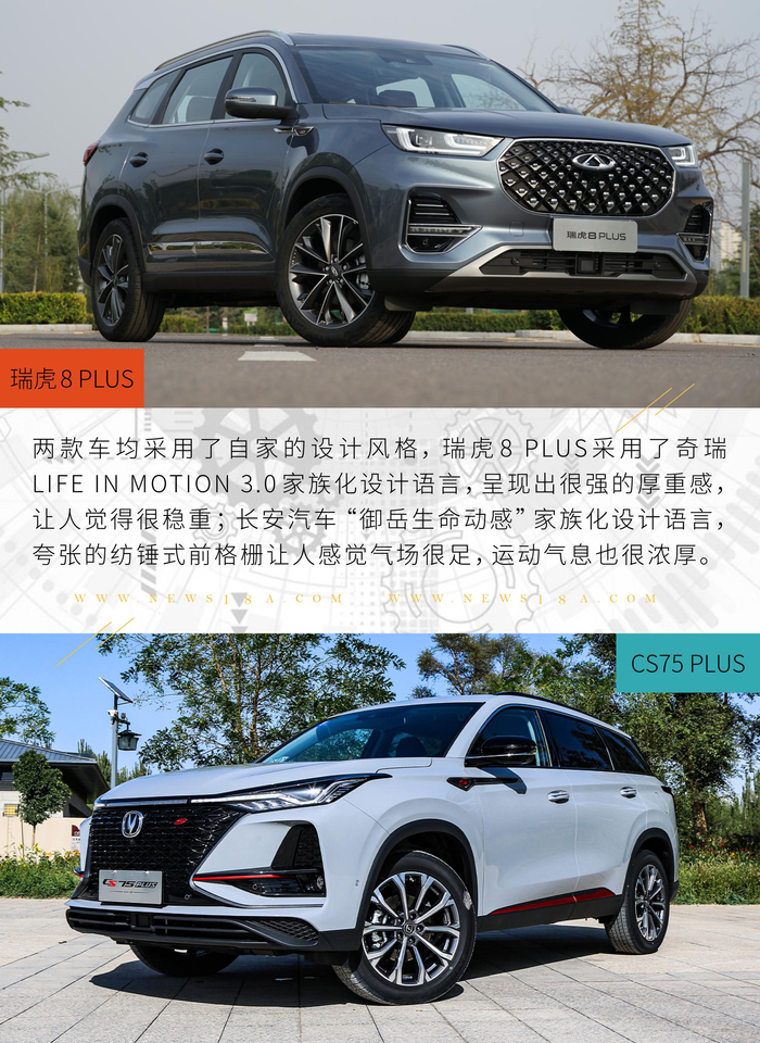 “PLUS”之战 奇瑞瑞虎8 PLUS对比长安CS75 PLUS