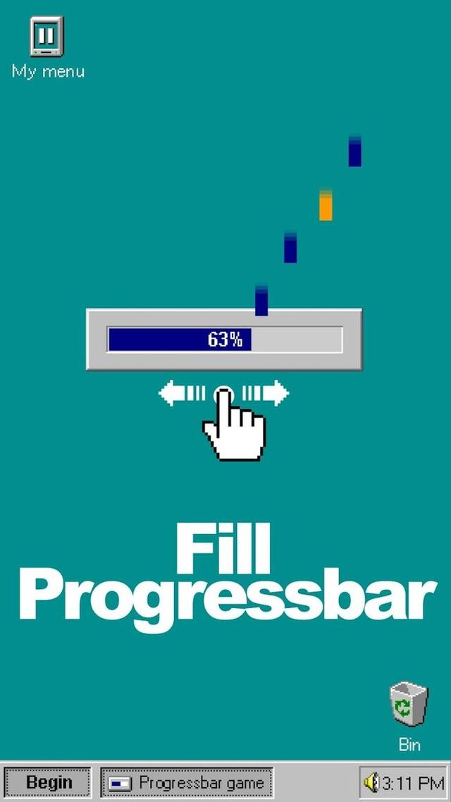 Progressbar95：让你怀旧经典Windows的小游戏